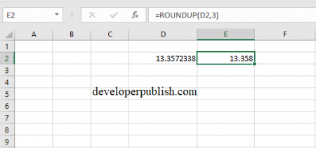 How to Round Numbers in Microsoft Excel? - DeveloperPublish