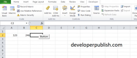 Swapping Two Values using Macros in Excel - Developer Publish