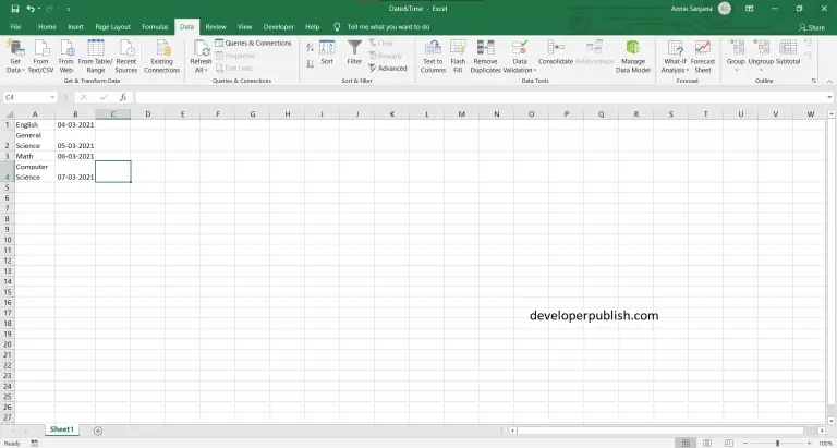 How To Create Drop down Calendar In Excel Developer Publish