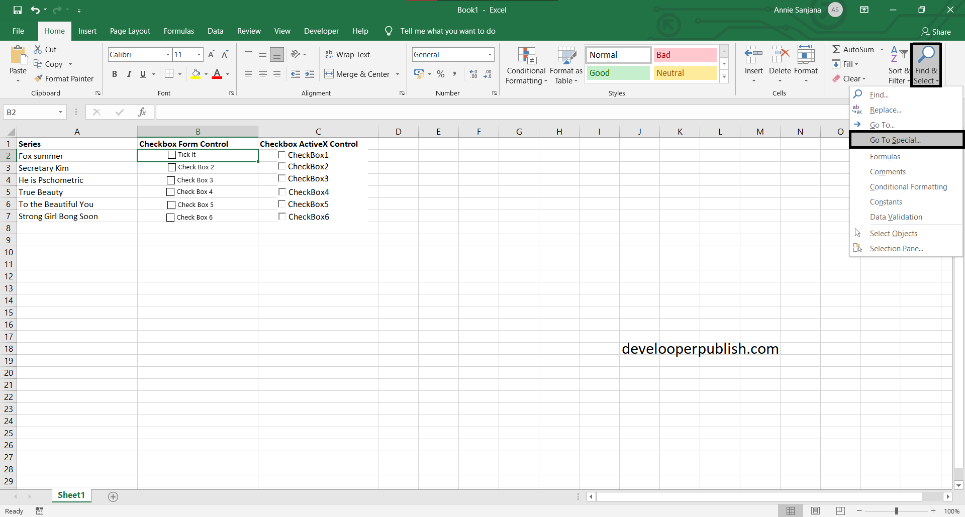 How to Add and Delete Multiple Checkboxes in Excel?