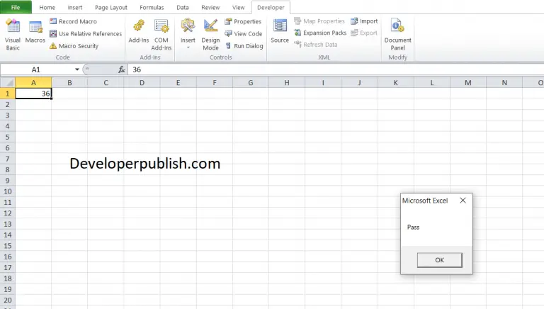 Conditional Statements In Excel Vba Developer Publish