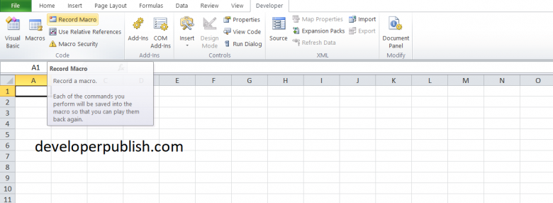 How to Record Macros in Absolute and Relative Mode in Excel?