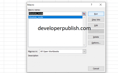 How to Record Macros in Absolute and Relative Mode in Excel?