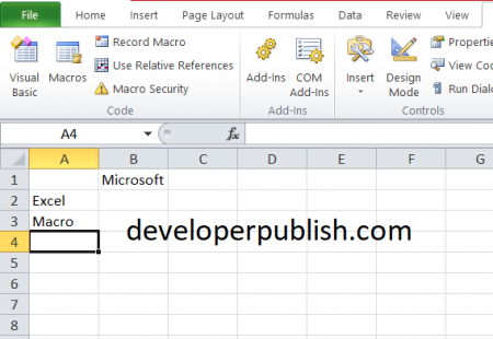 How to Record Macros in Absolute and Relative Mode in Excel?