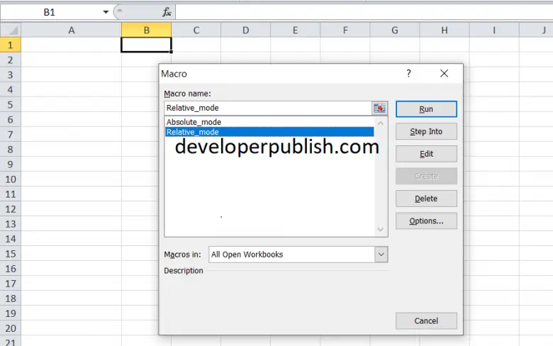 How To Record Macros In Absolute And Relative Mode In Excel