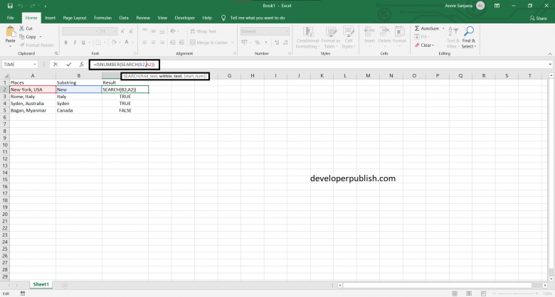 How to Find Cell that Contains Specific Text in Excel?