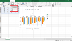 How to Rotate Charts and Worksheet in Microsoft Excel?