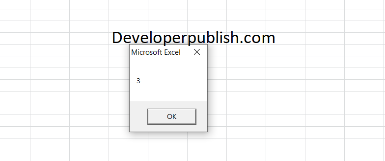 How To Count Number Of Sheets In Excel VBA Developer Publish
