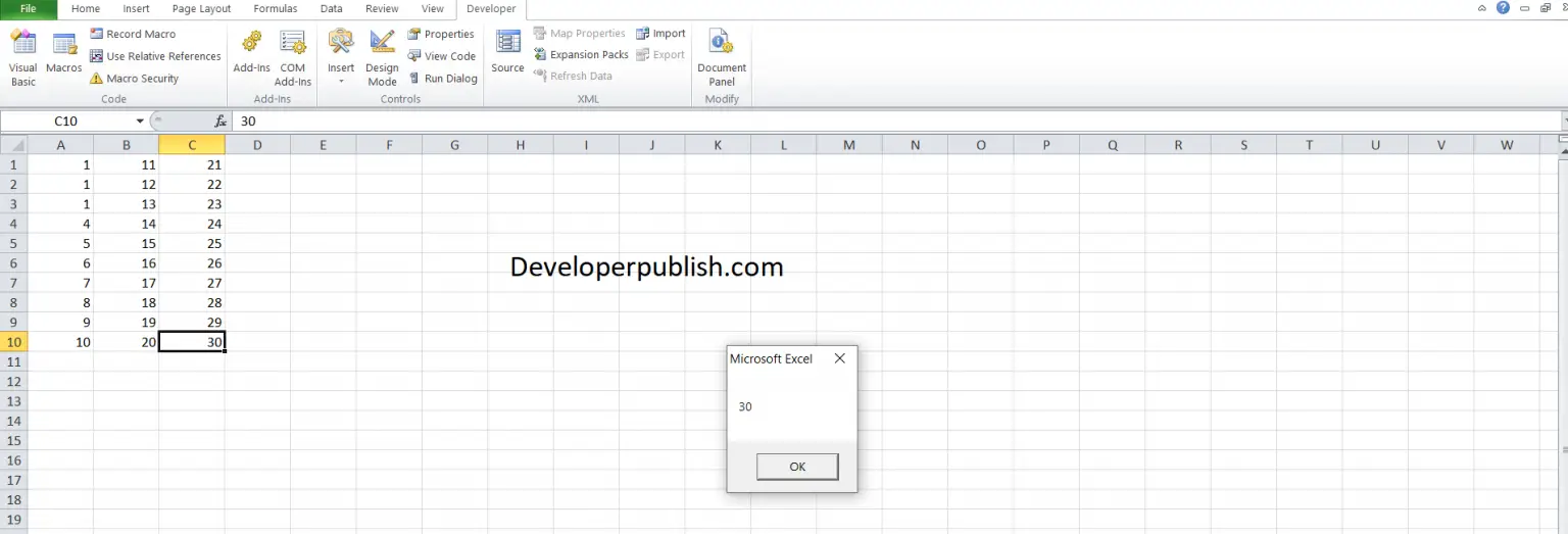 How To Get And Set Cell Value In Microsoft Excel Vba 