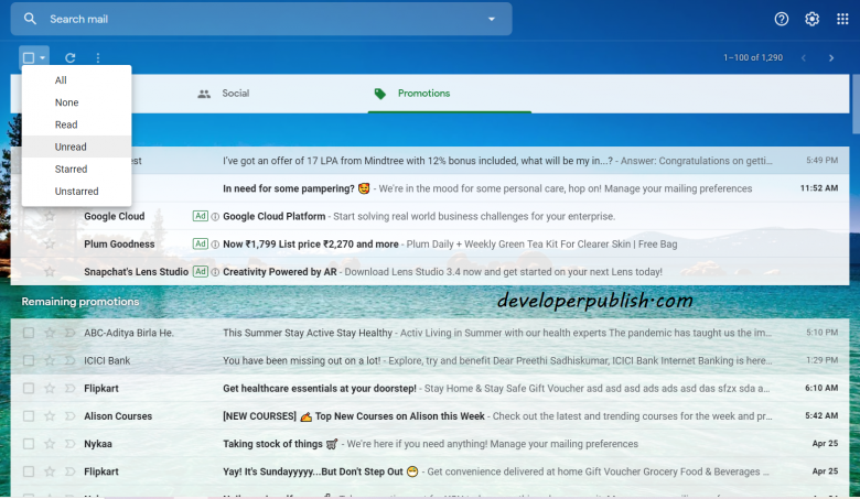 How to Mark an Entire Gmail Inbox Emails as Read?
