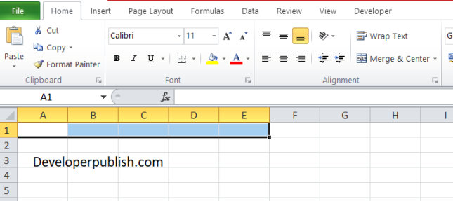 How to Resize Column & Row in Excel VBA? - Developer Publish