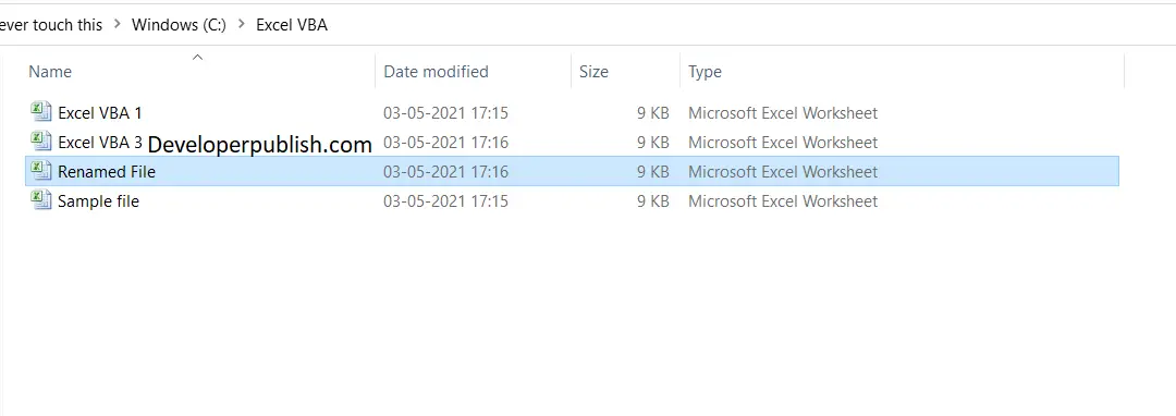 How To Rename A File In Excel VBA Excel Tutorials