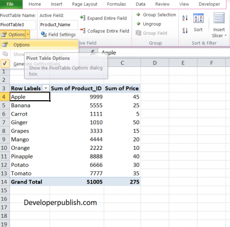 How to Refresh a Pivot Table in Excel? - Excel Tutorials