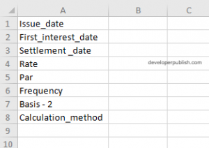How to use ACCRINT Function in Excel? - DeveloperPublish