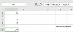 How to use ABS Function in Excel ? Excel Tutorials