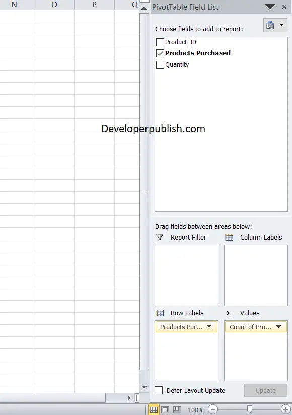 Summarizing With Blank Cells In Pivot Table DeveloperPublish