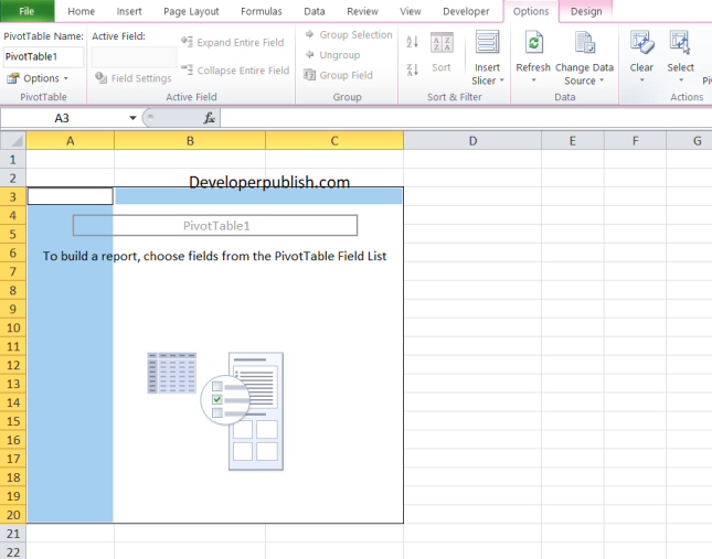 Selecting, Moving, & Clearing Pivot Table Data in Excel