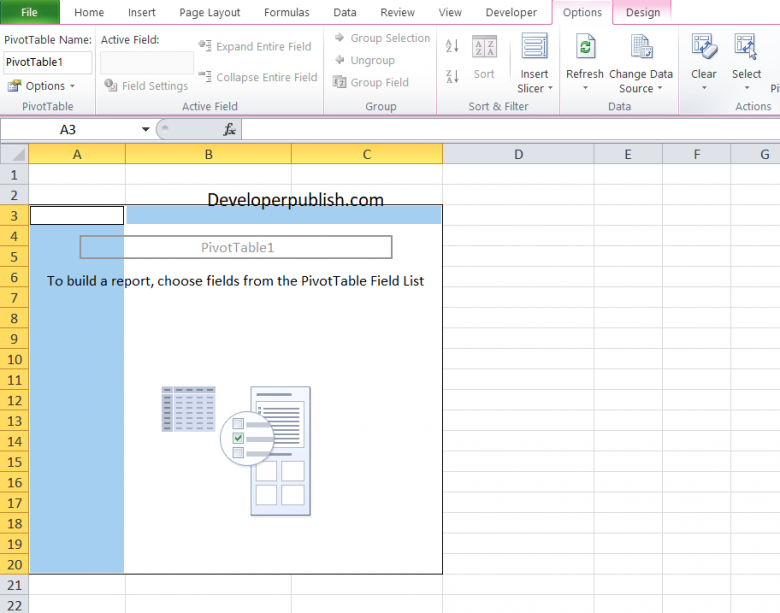 Selecting, Moving, & Clearing Pivot Table Data in Excel