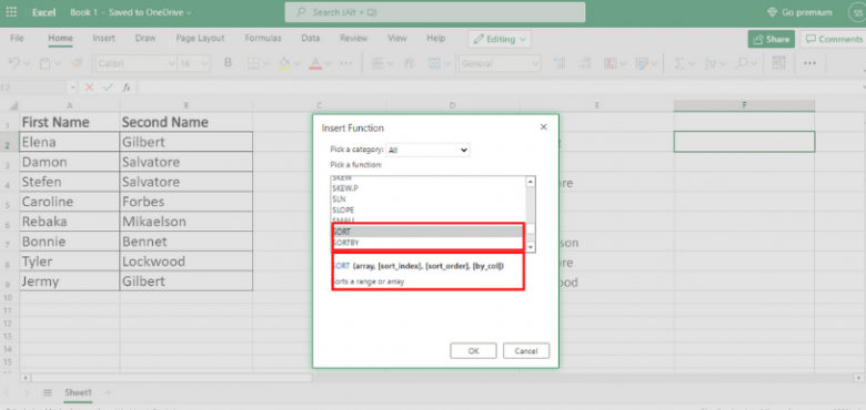 SORT Function In Excel - Developer Publish