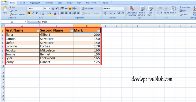 How to use Filters In Microsoft Excel? - Developer Publish