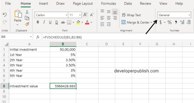 How to use the FVSCHEDULE function in Excel? - Developer Publish