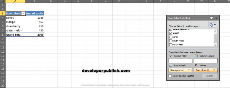 How to use GETPIVOTDATA Function in Excel? | Developer Publish