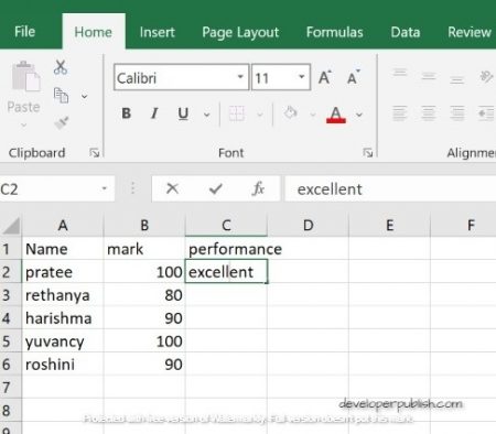 How to use CHOOSE function in Excel ? - Developer Publish