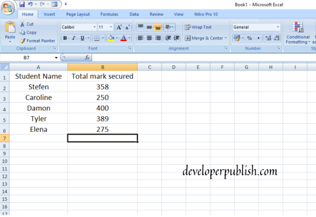SUM function in Excel - Developer Publish