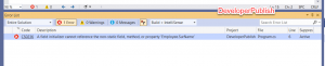 C# Error CS0236 – A field initializer cannot reference the non-static field, method, or property ...