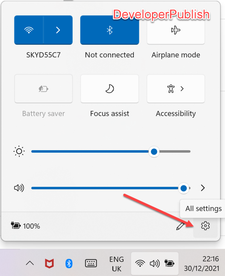 Different Ways to Open Settings App in Windows 11 - Developer Publish