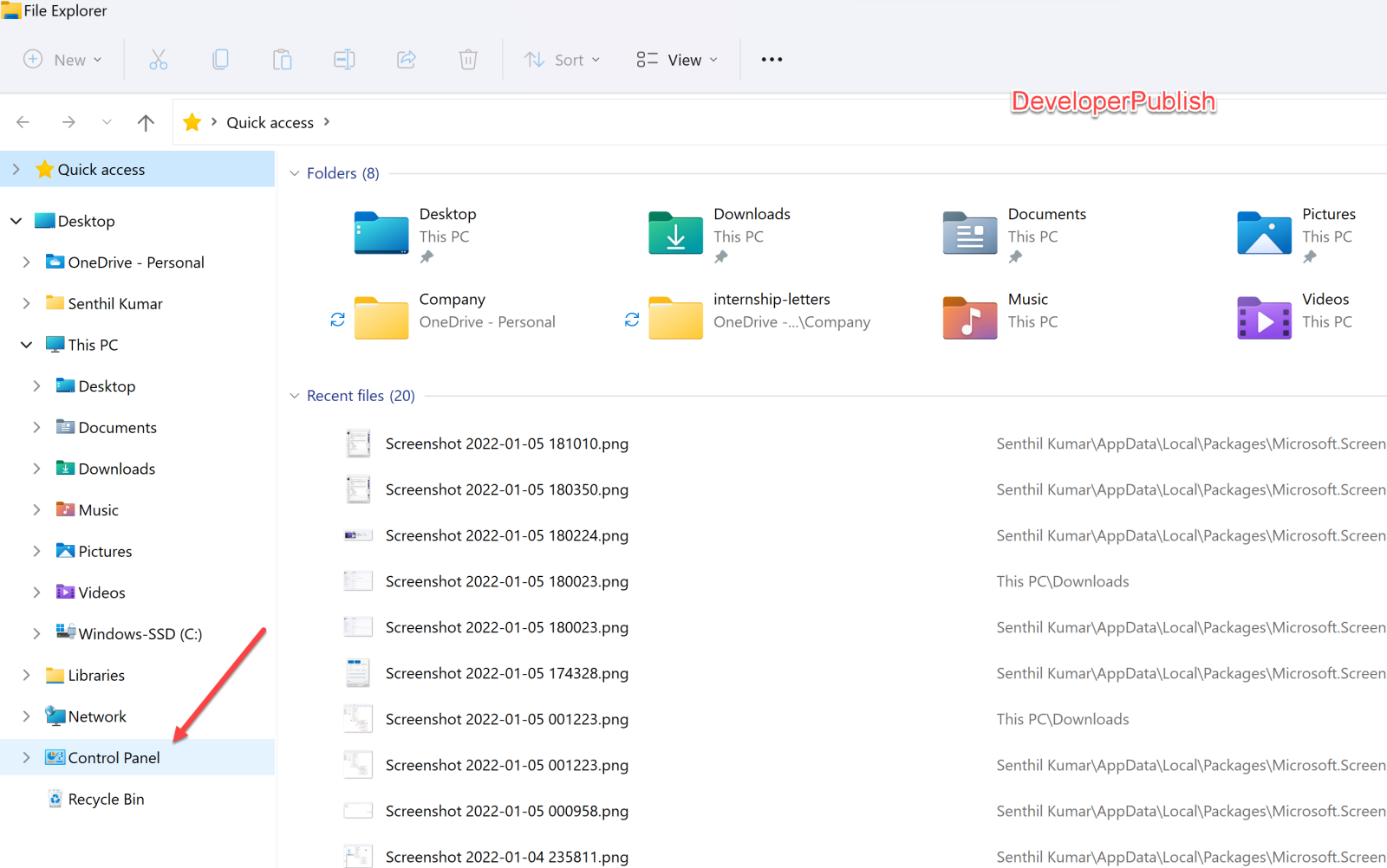 How to Open Control Panel in Windows 11?