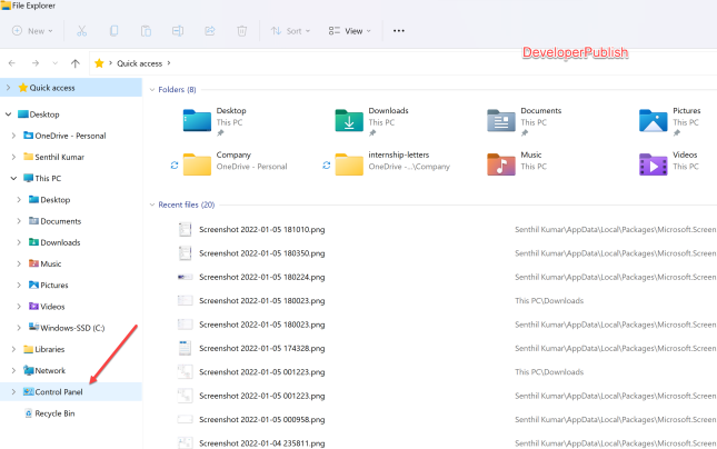 How to Open Control Panel in Windows 11?