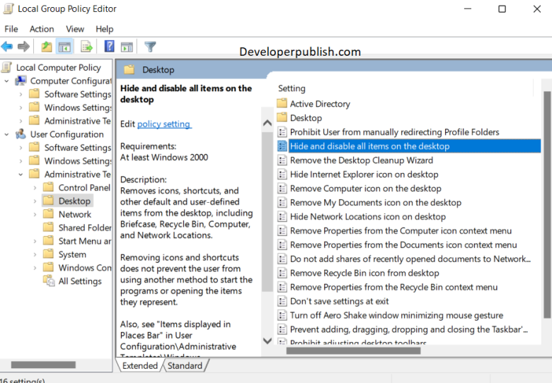 How to Hide or Show Desktop Icons in Windows 11?