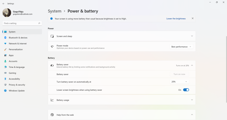 Different Ways to Adjust Display Brightness in Windows 11