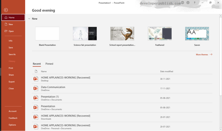 PowerPoint UI Basics - Developer Publish