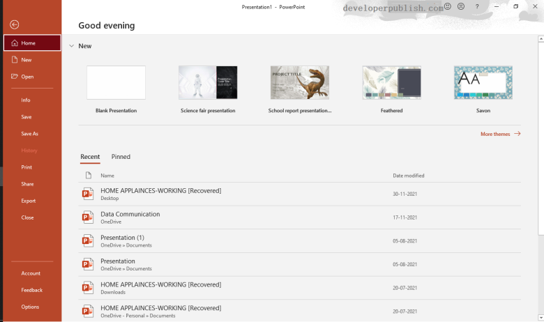 PowerPoint UI Basics - Developer Publish