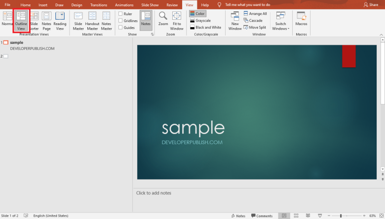 PowerPoint UI Basics - Developer Publish