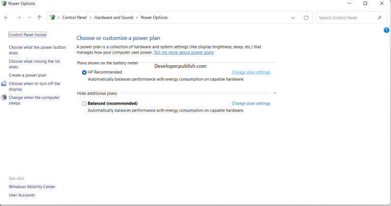 How to Change Lid Close Action in Windows 11?