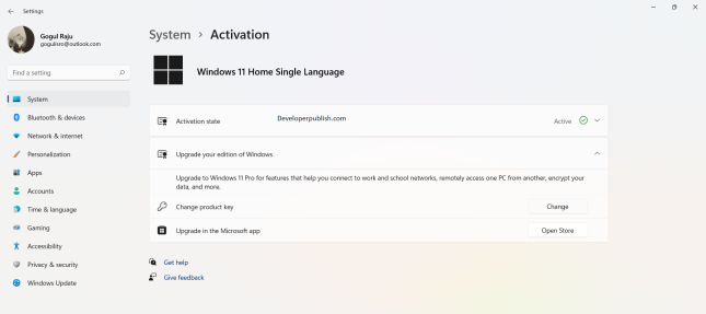 How to Change the Product Key or License Key in Windows 11?