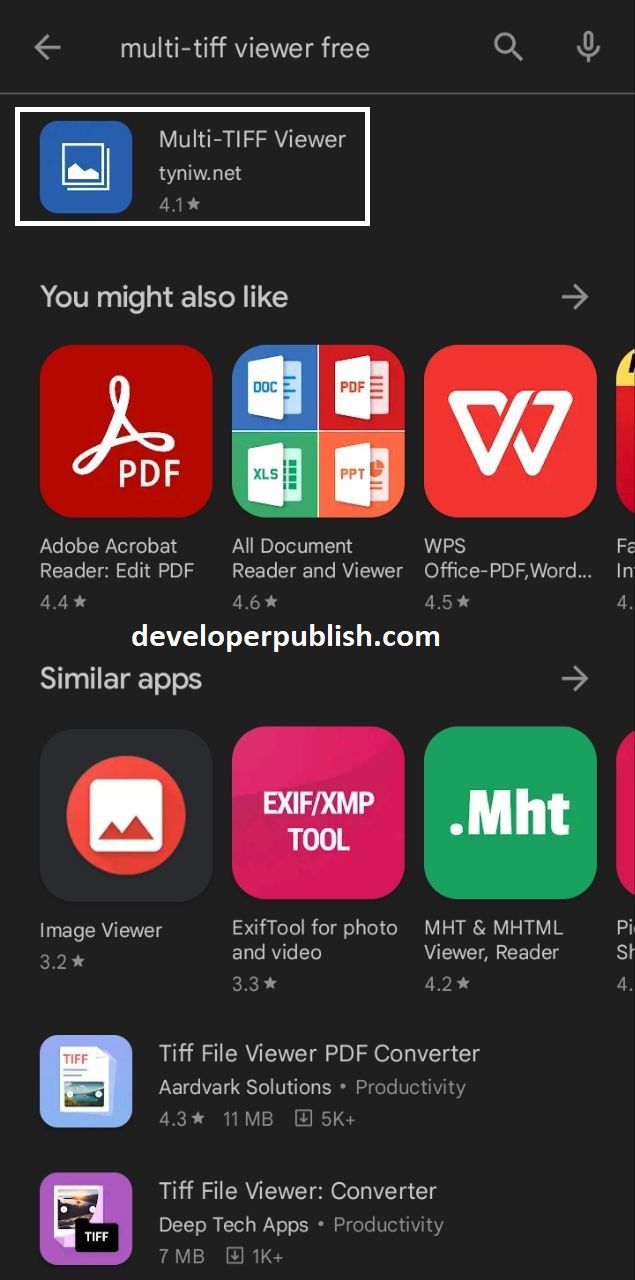 How to Open TIF File on Android Phone?