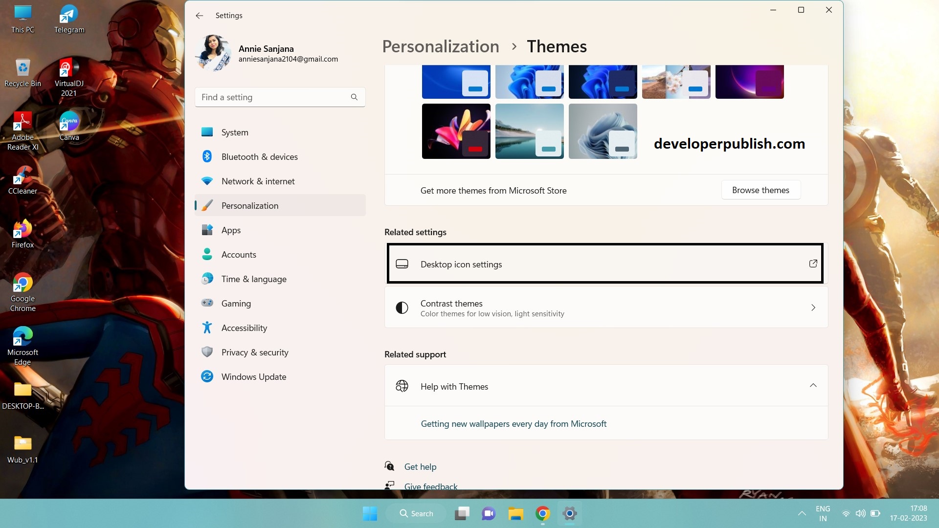 How to Add Desktop Icons in Windows 11?