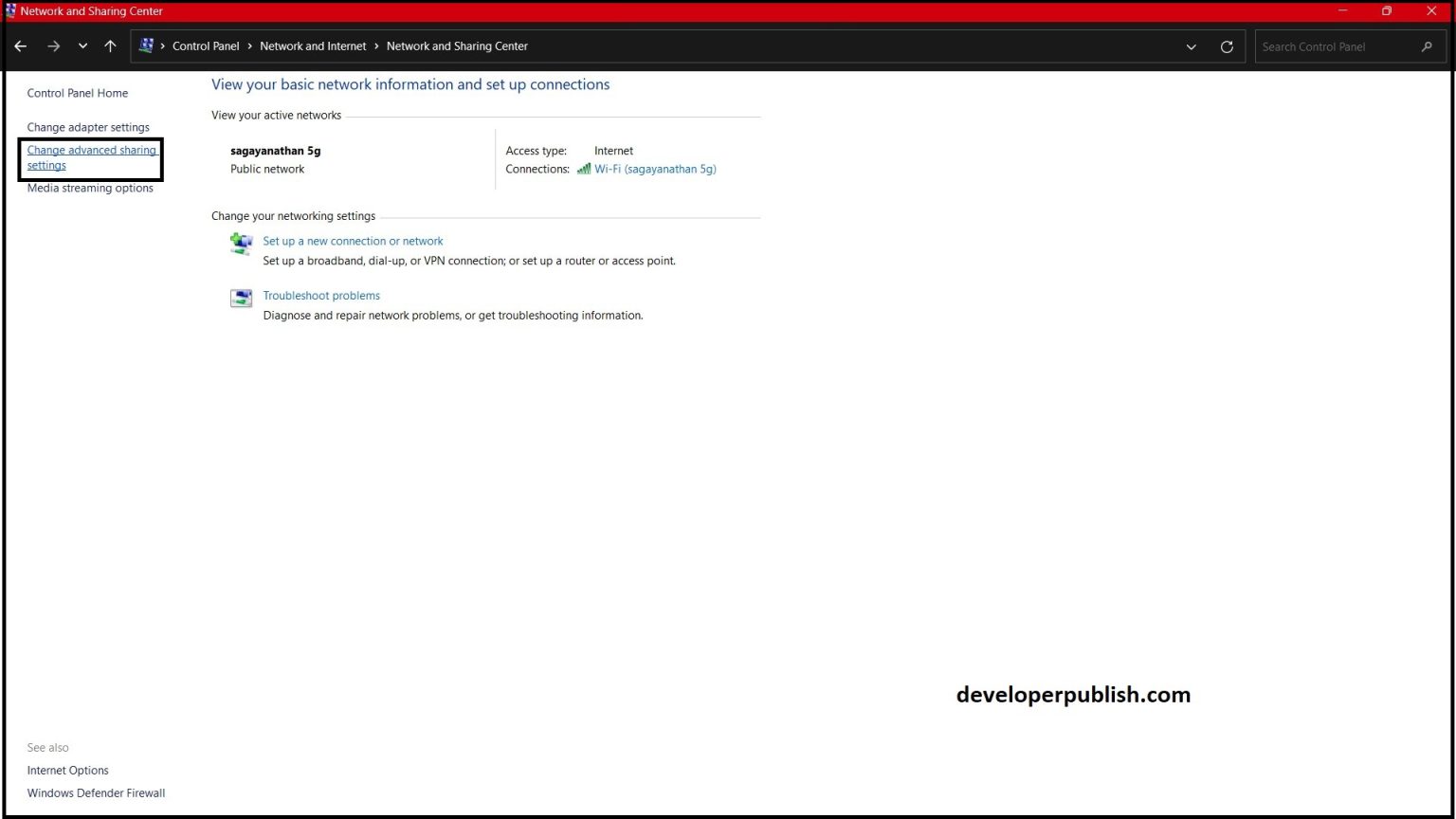 Different ways to Turn On/Off Network Discovery in Windows 11