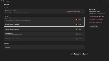 How to Enable or Disable Snipping Tool Auto Save Screenshots in Windows 11?