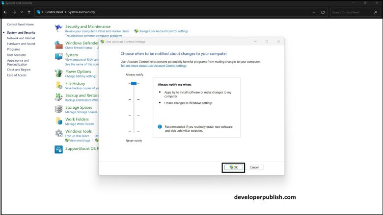 How to Change User Account Control (UAC) Settings in Windows 11?