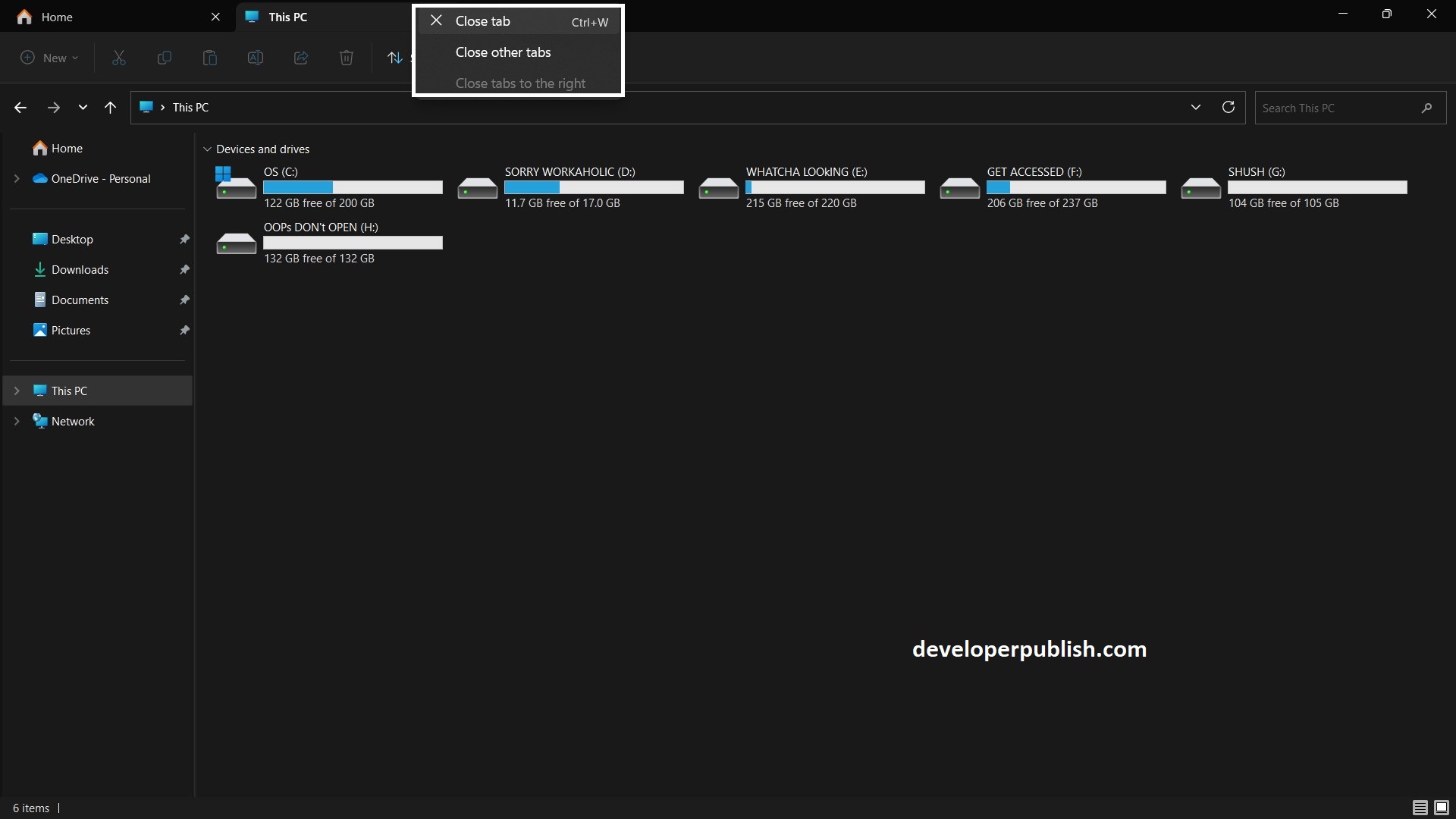 Different Ways to Open and Close Tabs in File Explorer in Windows 11