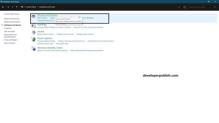 How to Open Devices and Printers in Windows 11?