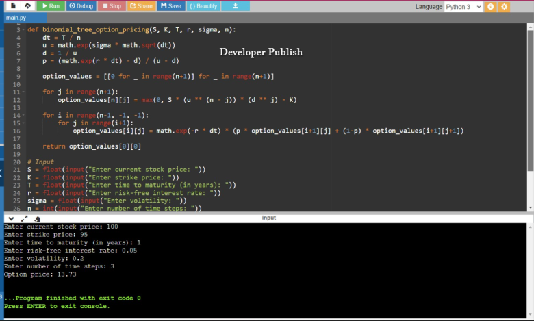 Python Program to Implement Binomial Tree
